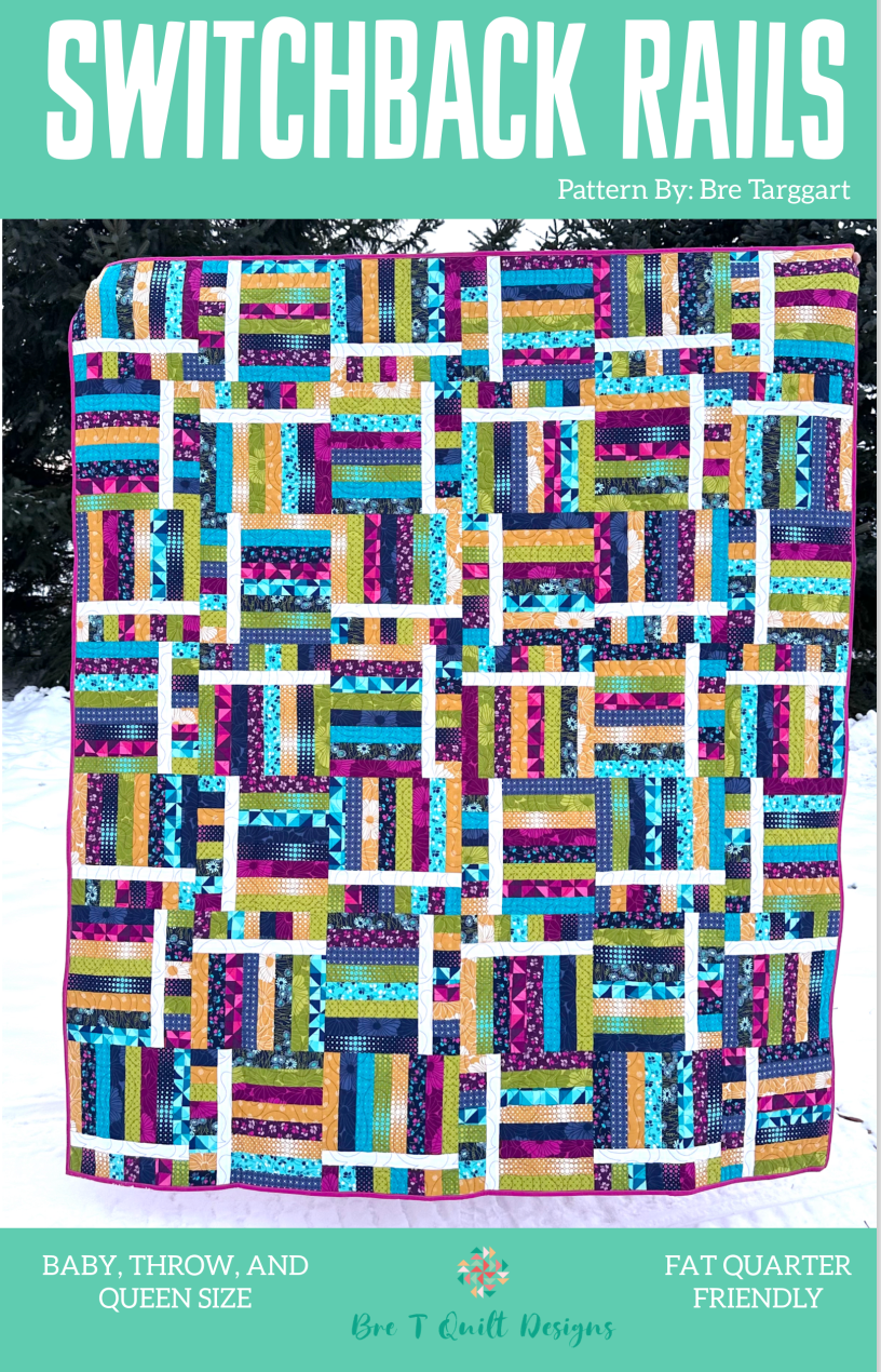 Switchback Rails Quilt PDF Pattern – Bre T Quilt Designs