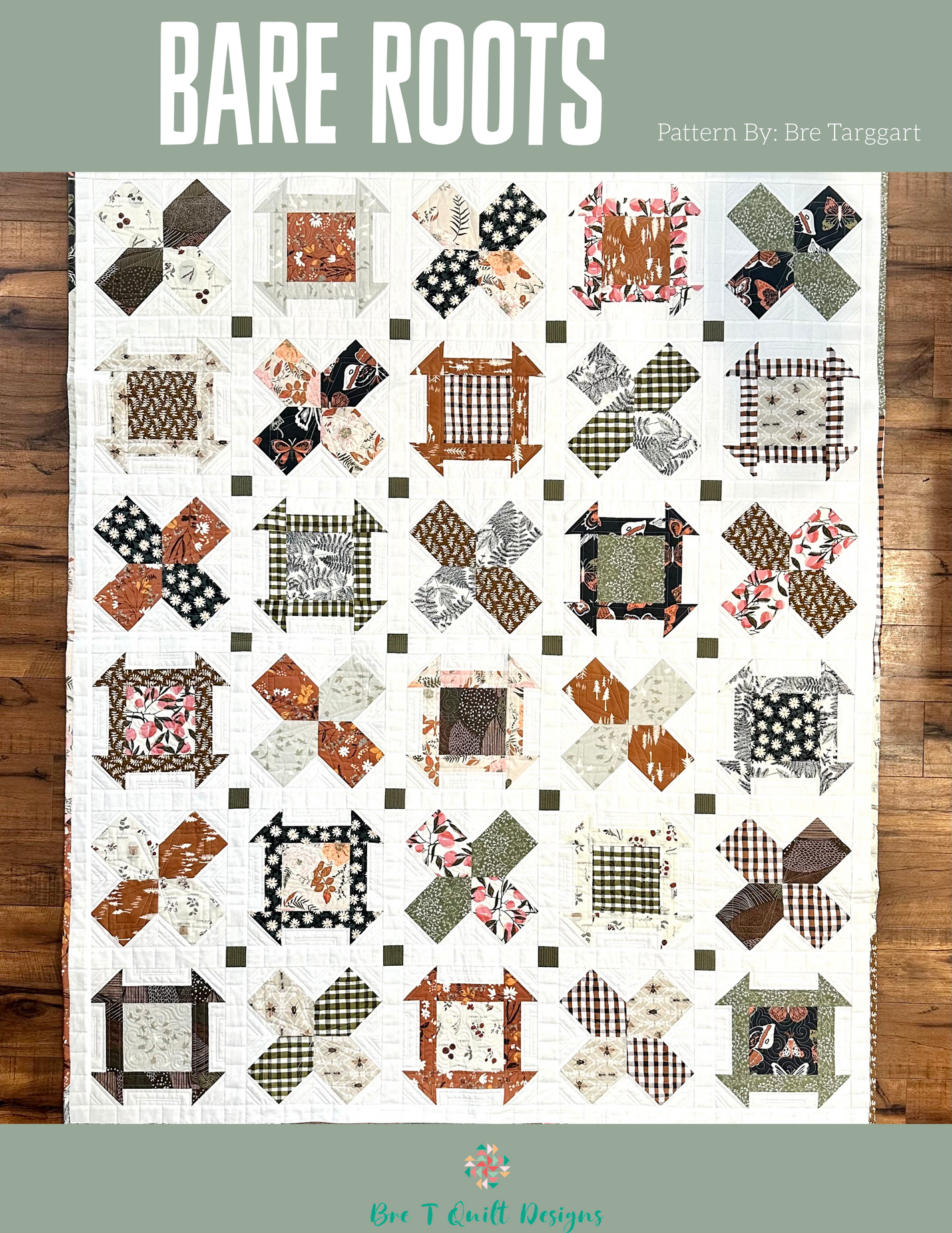 Bare Roots PDF Quilt Pattern – Bre T Quilt Designs